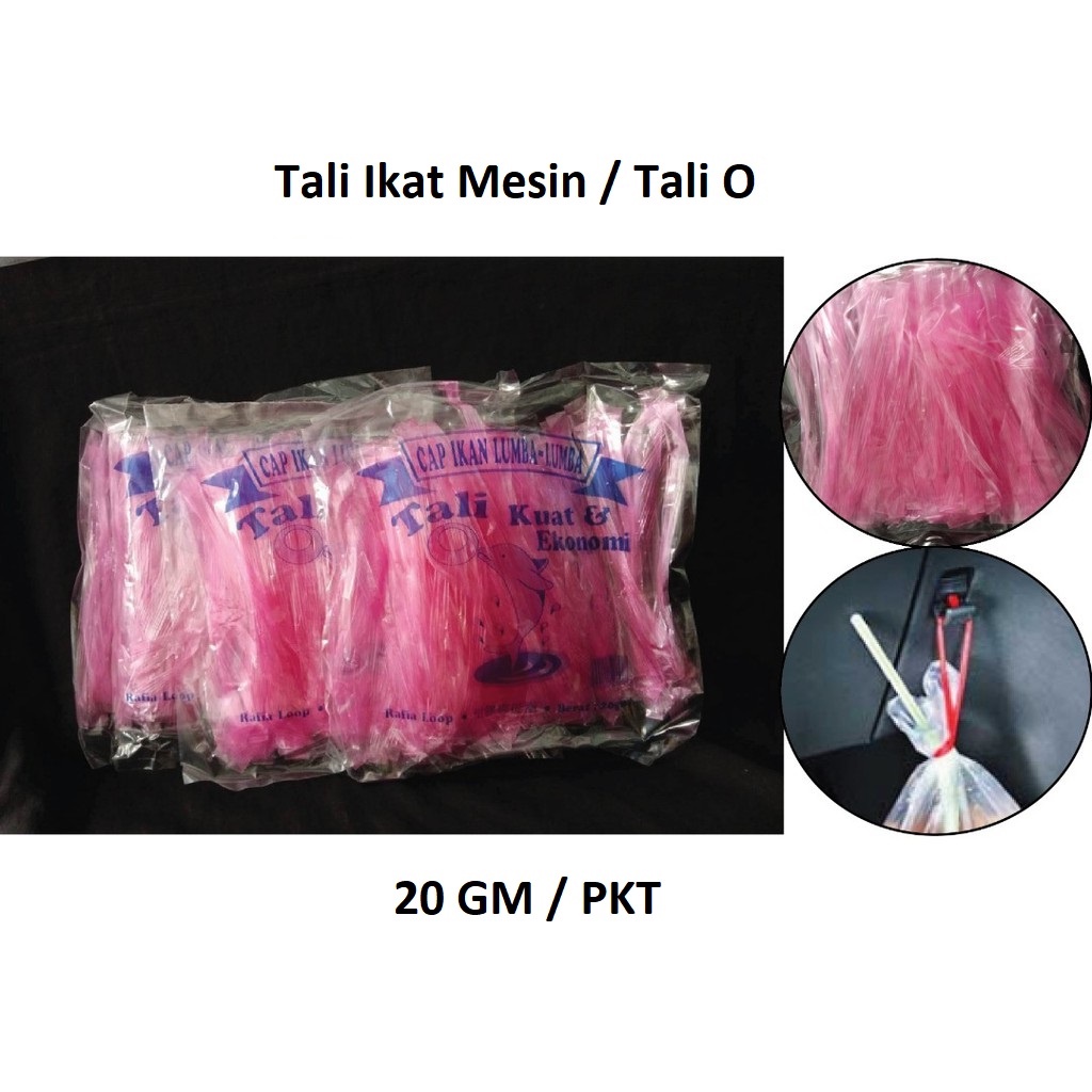20gsm Tali Ikat Mesin / Plastic String Rope / String Raffia Loop / Tali ...