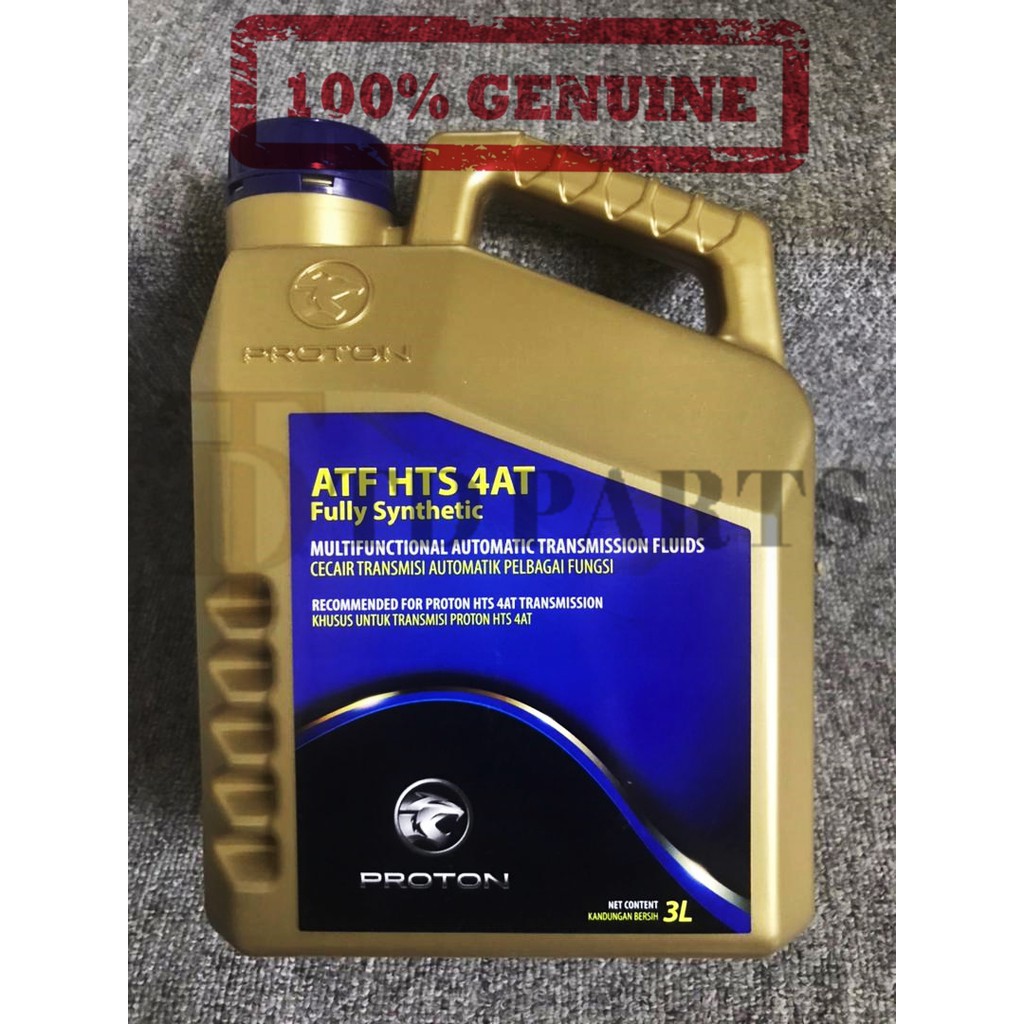 100% GENUINE PROTON ATF HTS 4AT FULLY SYNTHETIC AUTO TRANSMISSION FLUID ...