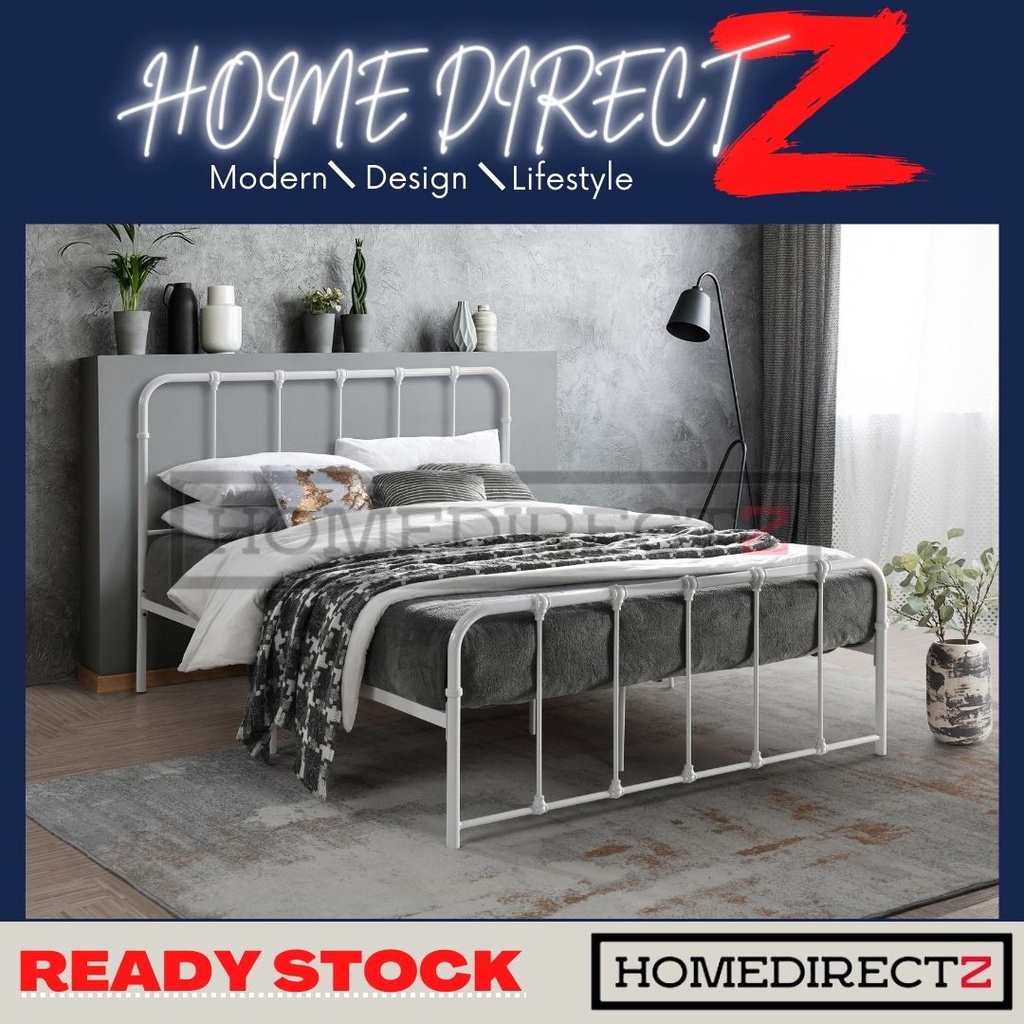 HDZ Katil Queen Bed Frame Queen Bed Frame Rangka Katil Queen Besi Katil ...