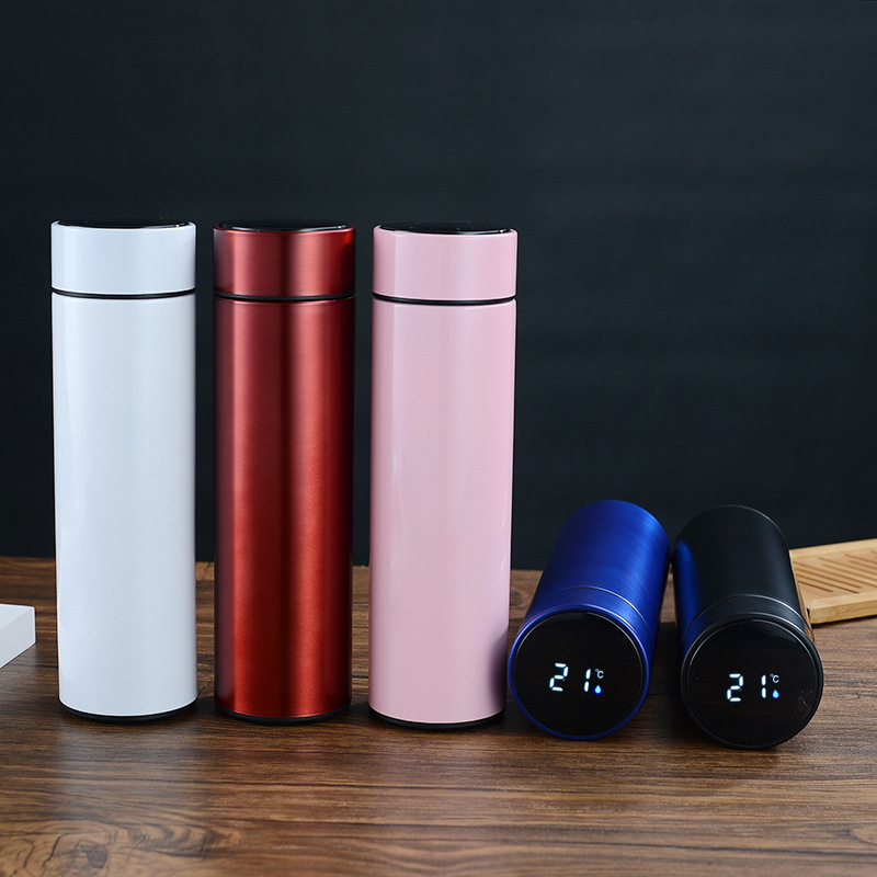 Kreatif Baru Keluli Tahan Karat Perniagaan Vakum Suhu Cawan Satu Butang ...