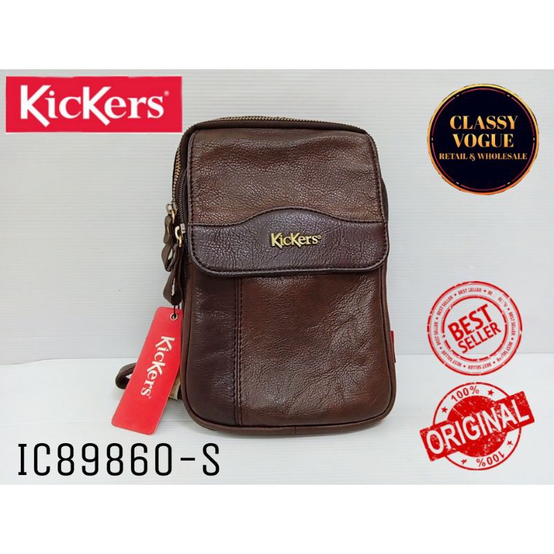 HIKING BAG KICKERS GENUINE LEATHER ORIGINAL% (1C89860-S) | Shopee Malaysia