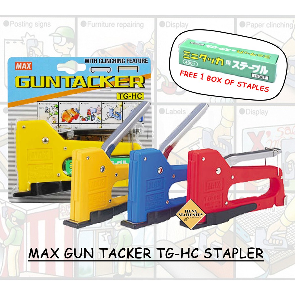 MAX Gun Tacker TG-HC Stapler | Shopee Malaysia