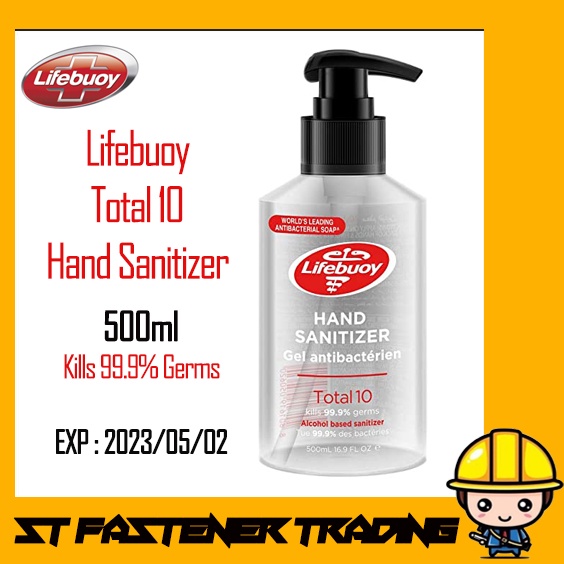 [ready Stock] Lifebuoy Hand Sanitizer Total10 500 Ml Kills 99 9 Germs