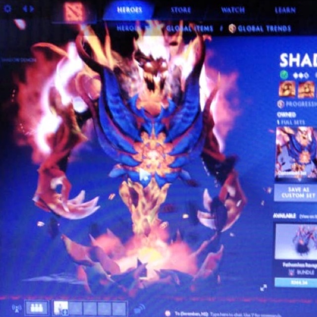 Dota 2 Arcana + Immortal - Exalted Demon Eater (Shadow Fiend) | Shopee ...