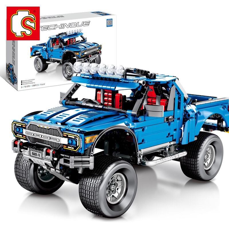 Sembo block Technic Ford Raptor Compatible legos building bricks and ...