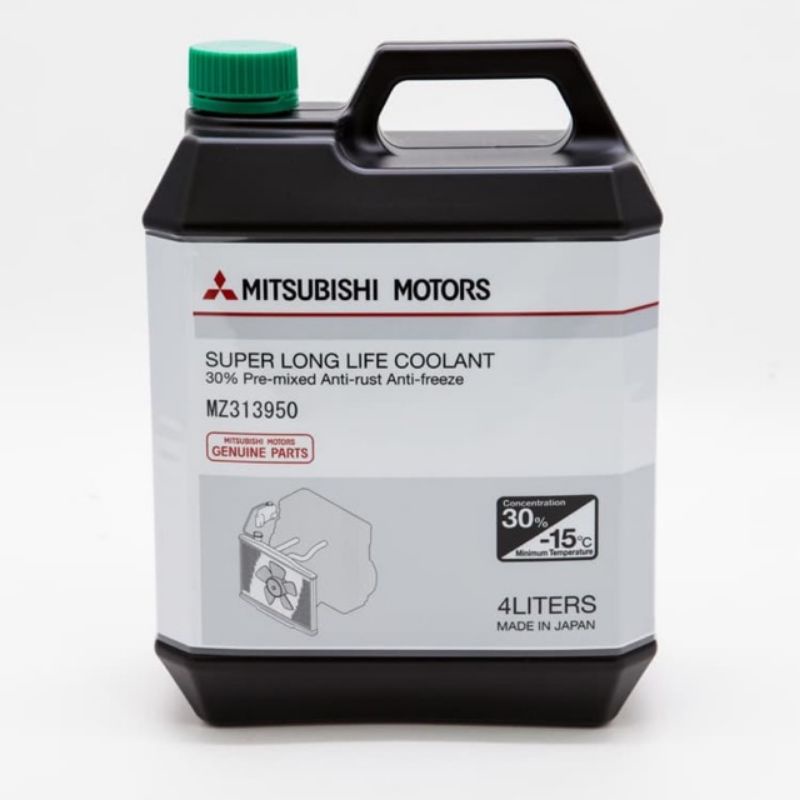 Mitsubishi Coolant Super Long Life 100% Original 4L (GREEN) | Shopee ...