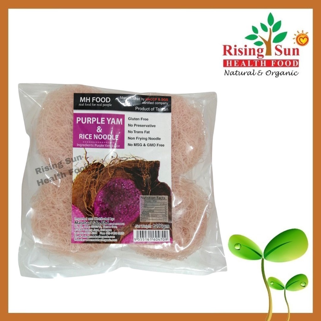 Mh Food Purple Yam & Rice Noodle 200G | Shopee Malaysia