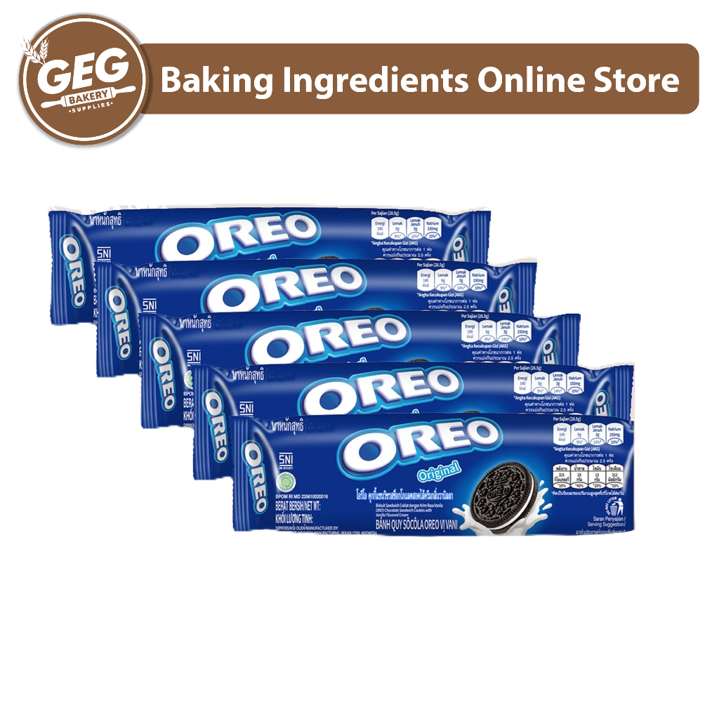 Oreo Original 133g x 5 | Biskut Oreo | Oreo Original Biscuit (Halal ...