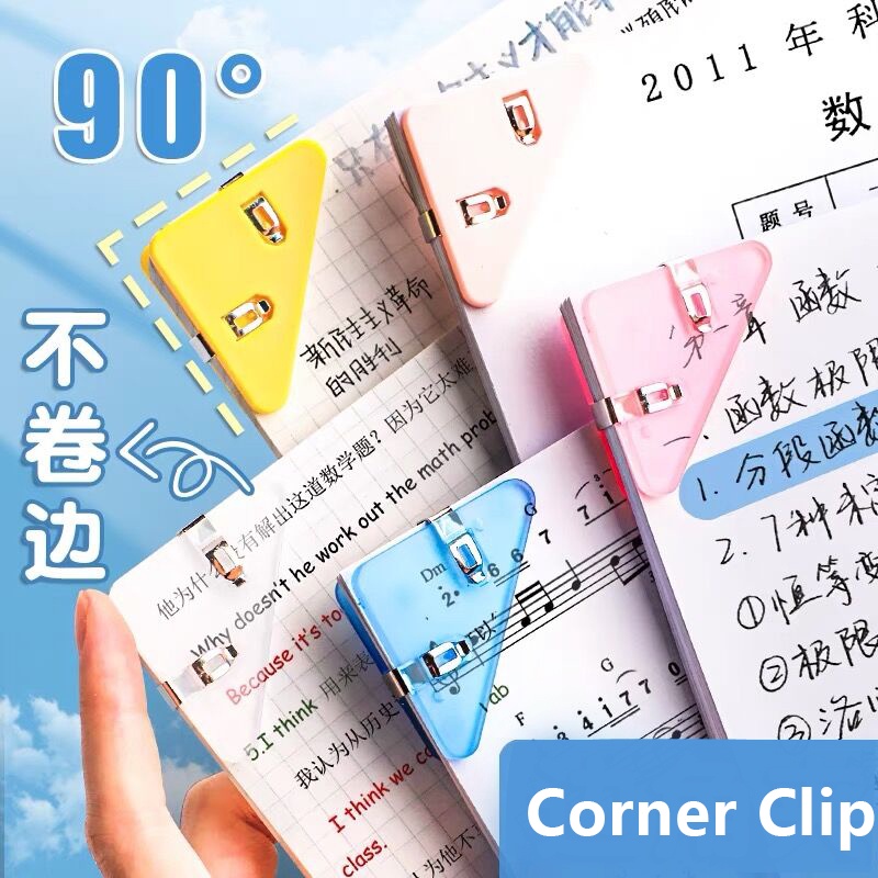 Transparent Triangle Clips Test Paper Clip Corner Clip Snack Clip Bill ...
