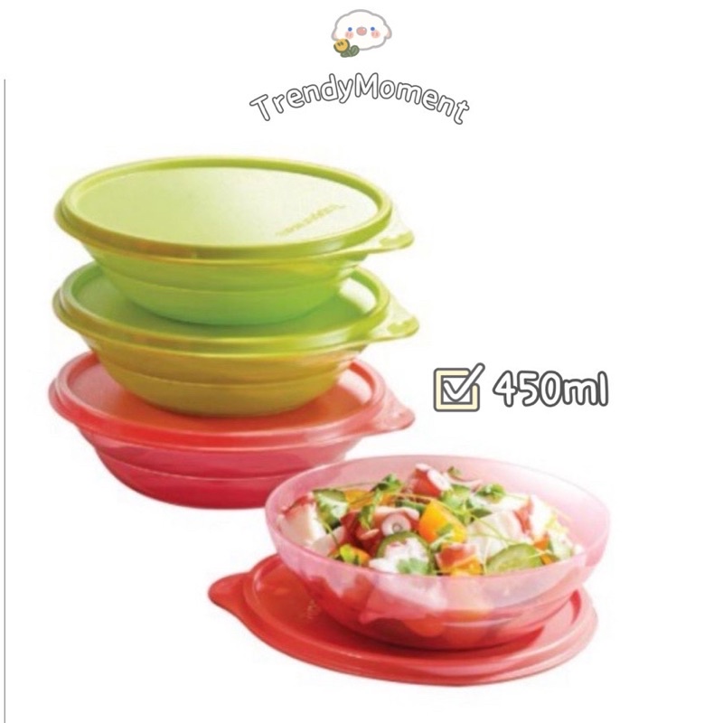 Tupperware Fun Bowl 450ml (1) / Tupperware sauce bowl | Shopee Malaysia