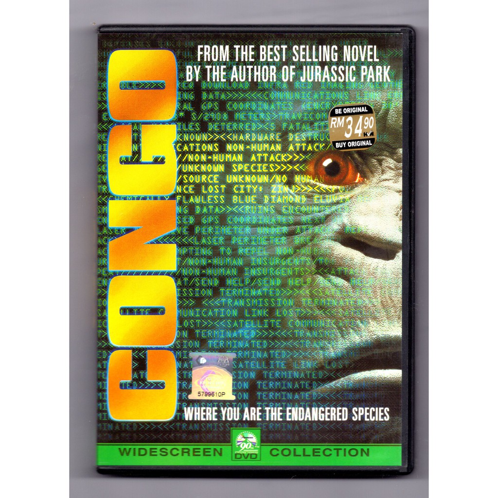 CONGO (DVD MOVIE ORIGINAL) | Shopee Malaysia