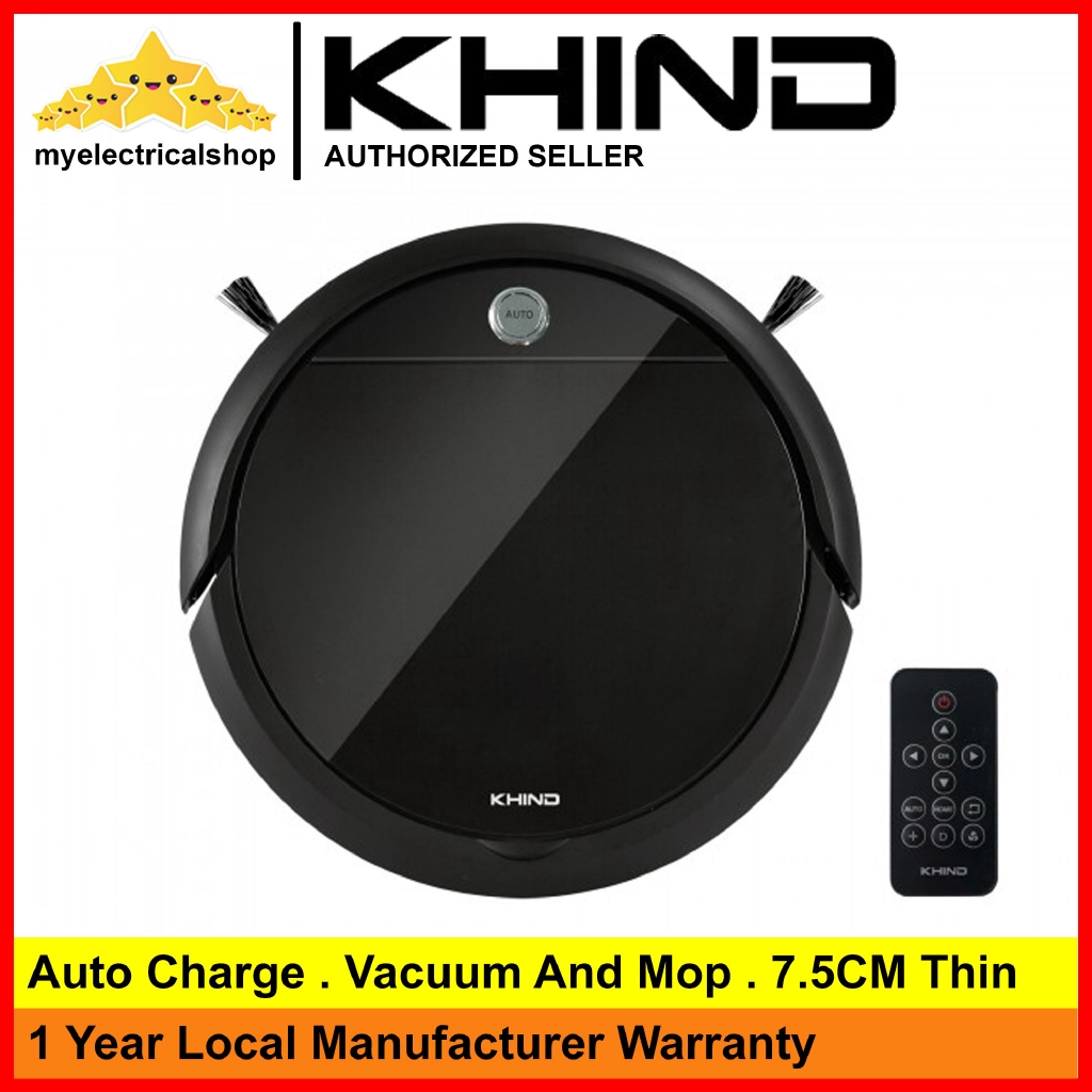 Khind VC9X6A Robot Vacuum ( 4 Cleaning Modes ) ( Auto Charge ) | Shopee ...