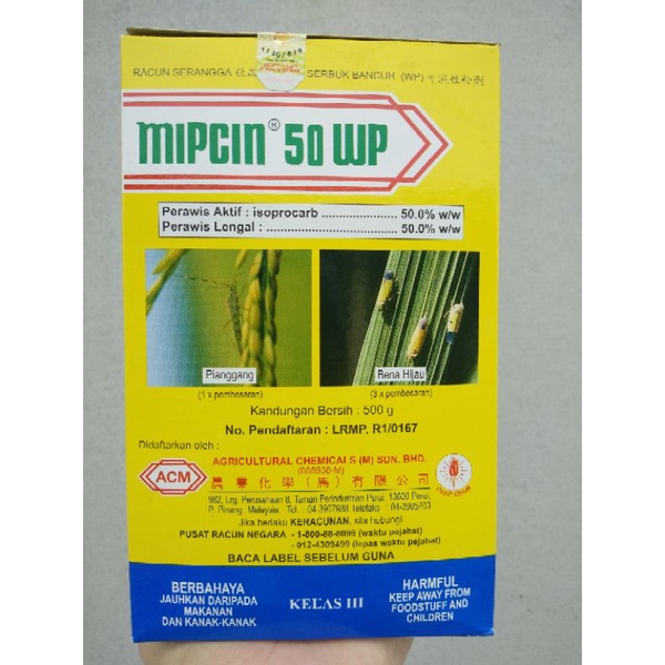 MIPCIN 50WP (ACM) Racun serangga 500g | Shopee Malaysia