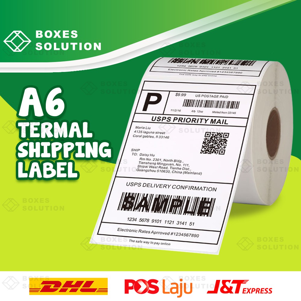 READY STOCK IN IPOH!! Thermal Printer Label Sticker Courier Bag ...