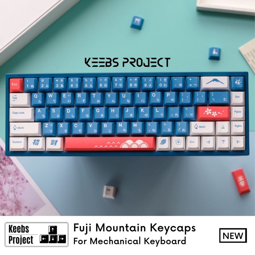 Gmk Fuji Keycap Gmk Pbt Sakura Keycaps 129pcs Cherry Fit All Layout