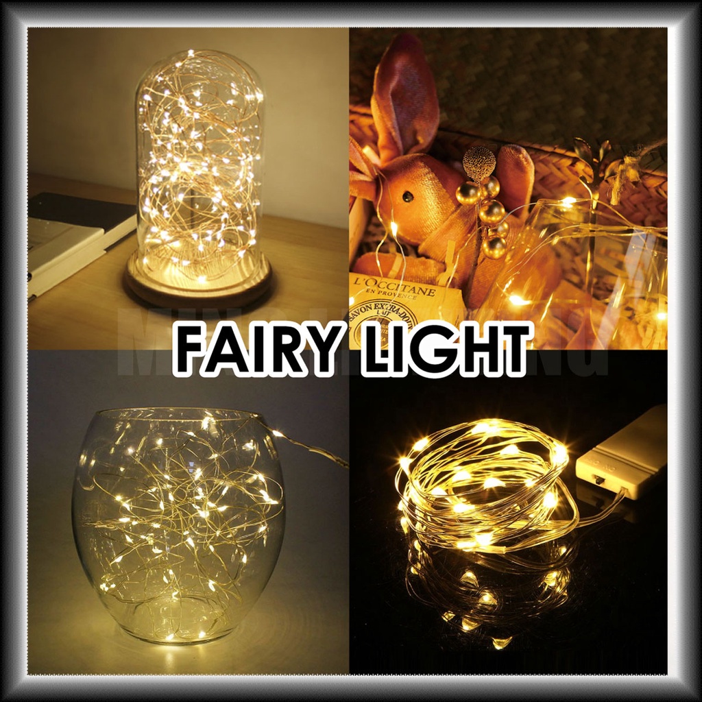 LED Fairy Light Lampu Hiasan 1M Hari Raya Christmas Party Tiktok ...