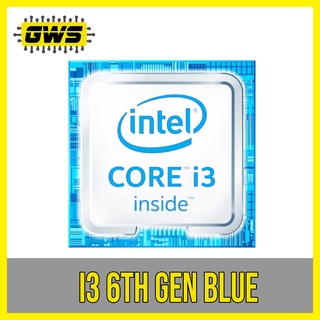 Original Intel I3 6TH GEN BLUE Logo Sticker for Laptop/Desktop | Shopee ...