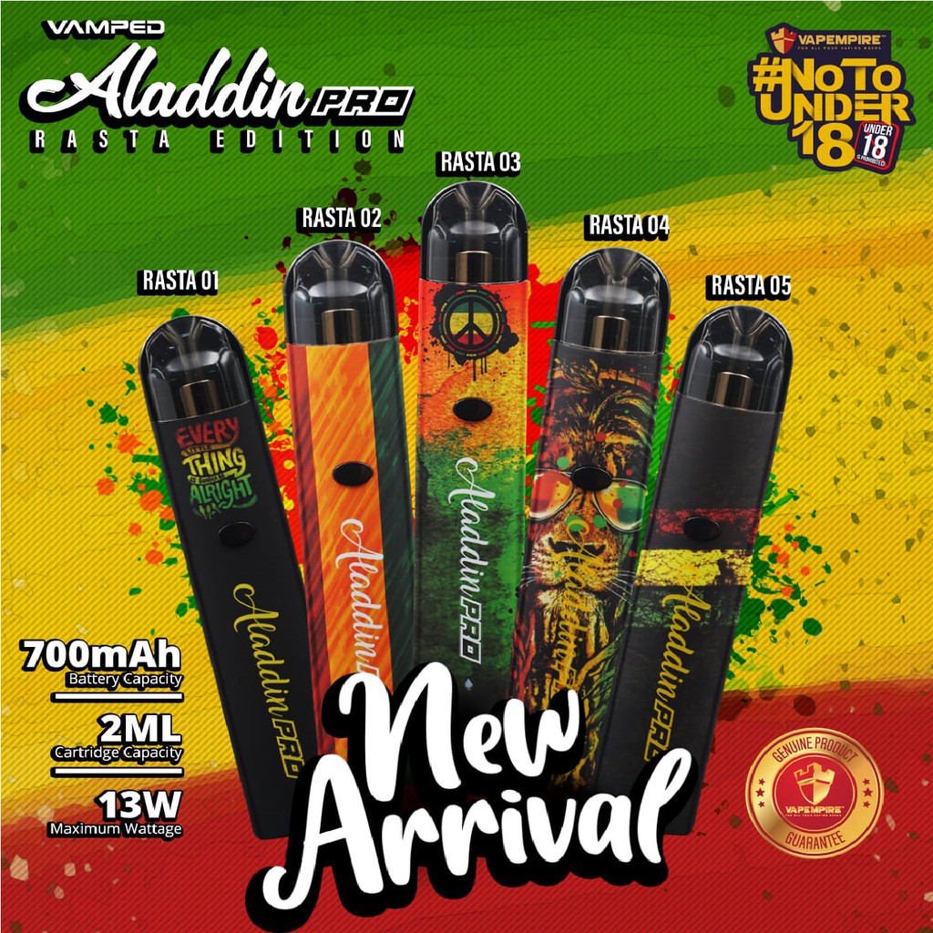Original Aladdin Pro Pod Kit | VAMPED Aladdin Pro Open System starter ...