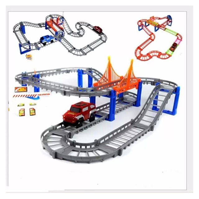 Electric Rail Car Track Boy Toy Car Track Car Train Assemble Children ...