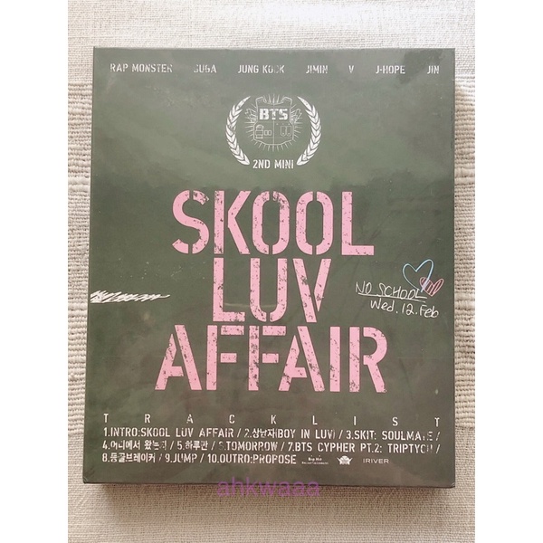 BTS - Skool Luv Affair (2nd Mini Album) sealed album [school love ...