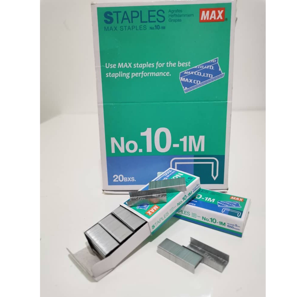 MAX Staples No.10-1M (Original) -USE MAX STAPLES FOR THE BEST STAPLING ...