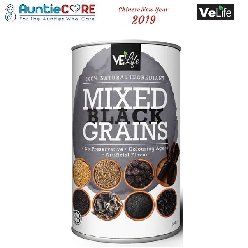 100% NATURAL INGREDIENT MIXED BLACK GRAINS (500g) Expiry 11/2020 ...