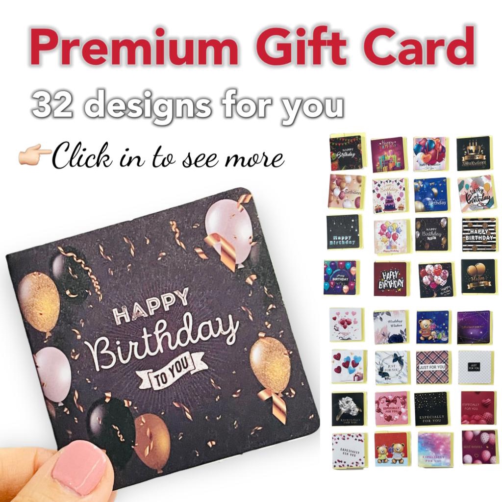 Premium Greeting Cards with envelop/Wish Card Birthday Gift/Kad Hadiah ...