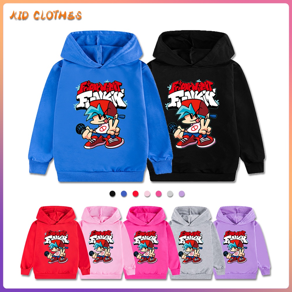 Friday Night Funkin 3-15Y Kids Clothes Boy Hoodie Girl Cartoon Printed ...
