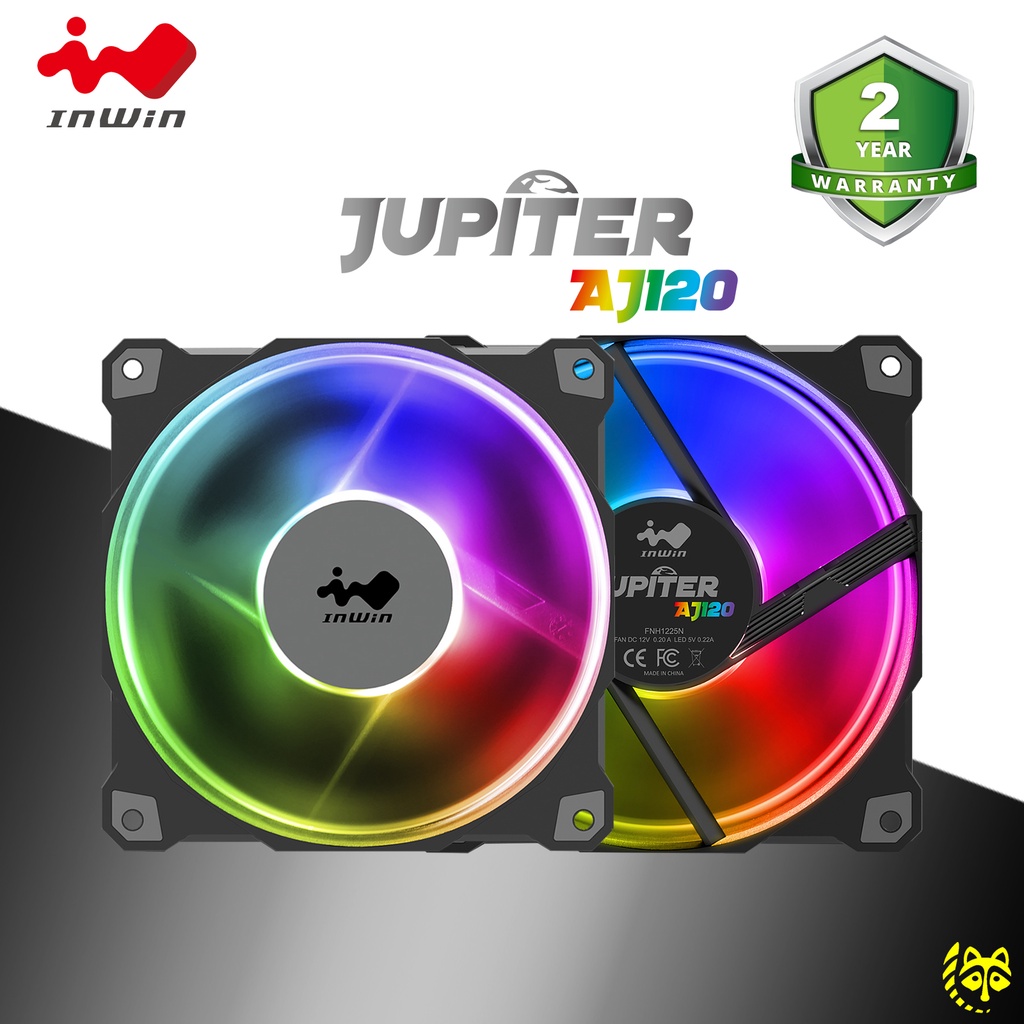 InWin Jupiter AJ120 3 in 1 Pack Addressable RGB 120mm PC Cooling Case ...