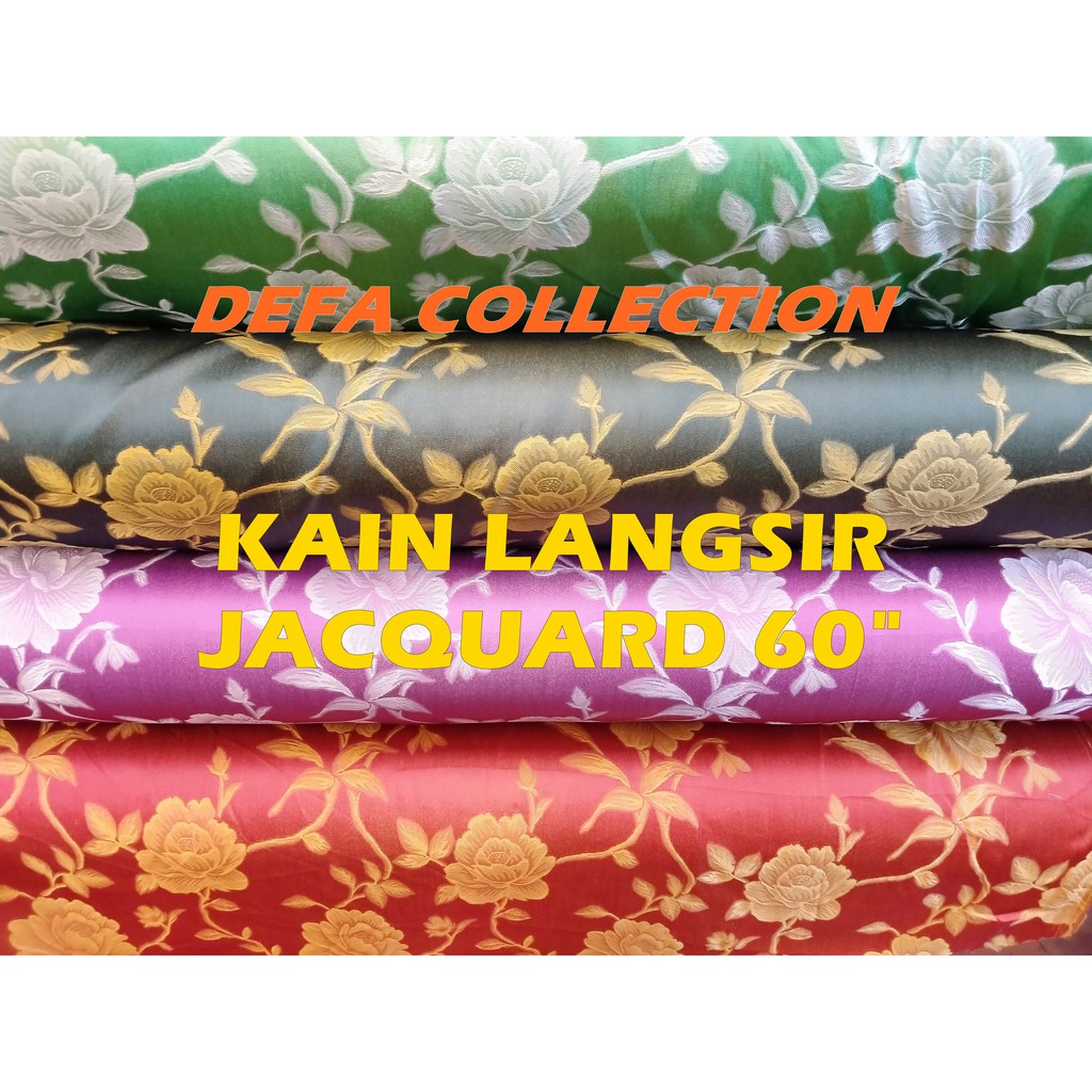 Kain Langsir Jacquard Bidang 60" - DF 0268 | Shopee Malaysia