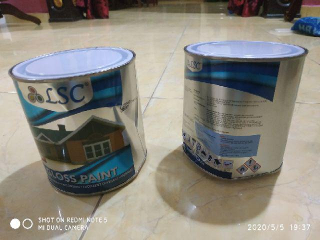 1L ( 1 LITER ) LSC HIGH GLOSS PAINT HEAVY DUTY PRODUCT WOOD AND METAL ...