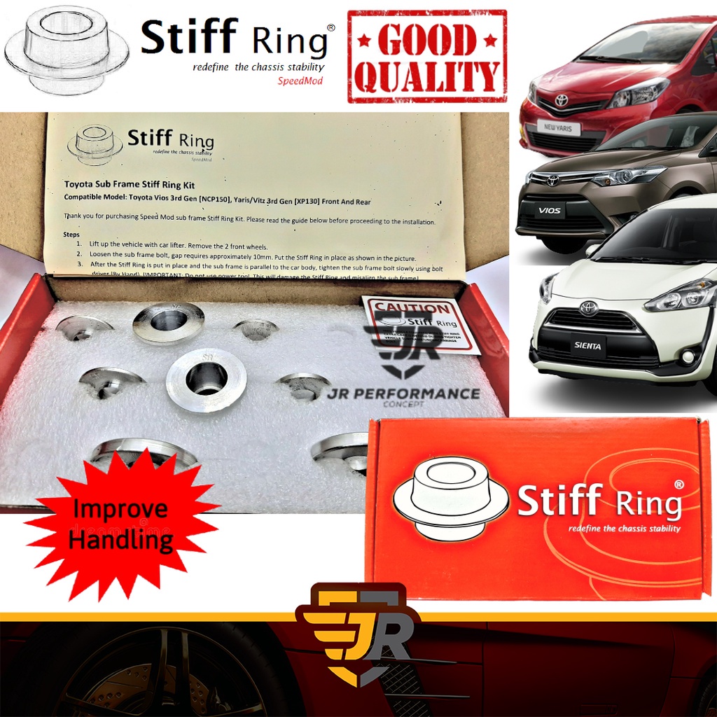 Stiff Ring Front Rear Body Subframe Washer Rigid Collar Fine Tuning Kit ...