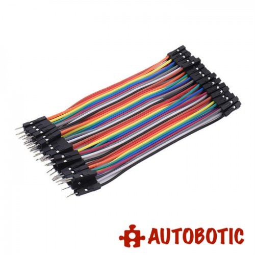 Male to Female Arduino Breadboard Dupont Jumper Wires (40p-10cm ...