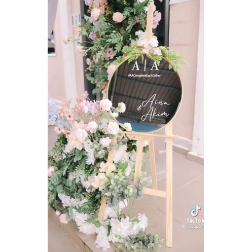 Wedding Welcome Board Sign Photobooth Guest Papan Tanda Perkahwinan ...