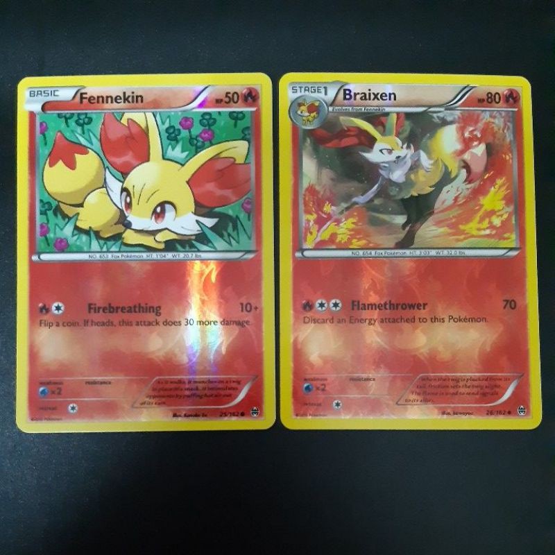 Braixen Pokemon Card