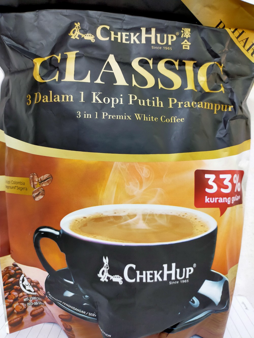 Chek Hup Ipoh White Coffee Classic x12 | Shopee Malaysia