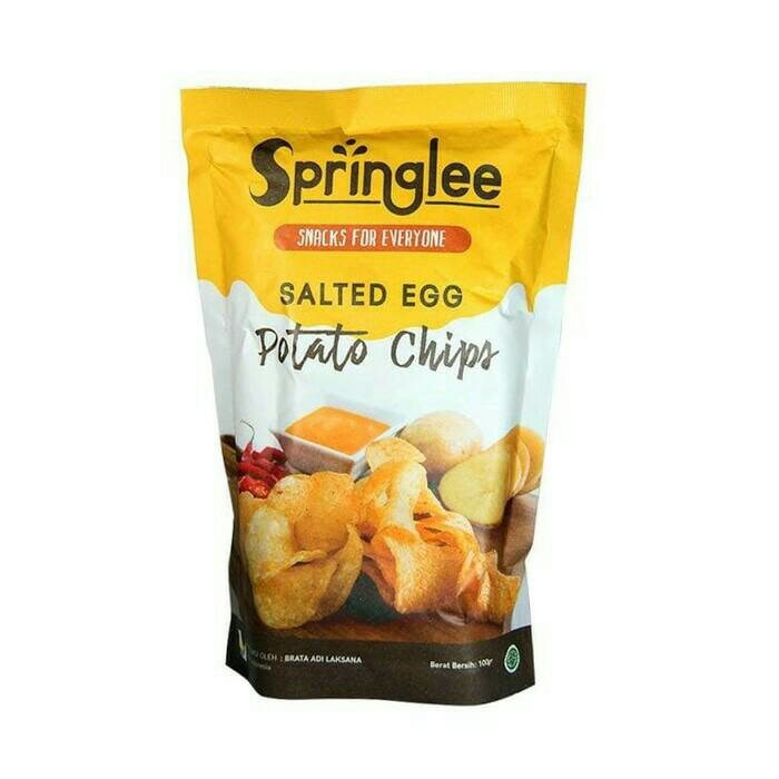 Springlee Salted Egg Potato Chips Snack | Shopee Malaysia