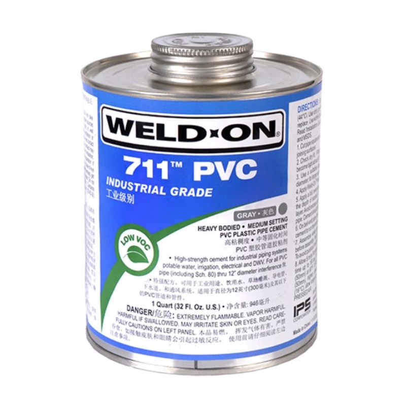 Weld-On 711 PVC Cement 473ml (Grey) | Shopee Malaysia