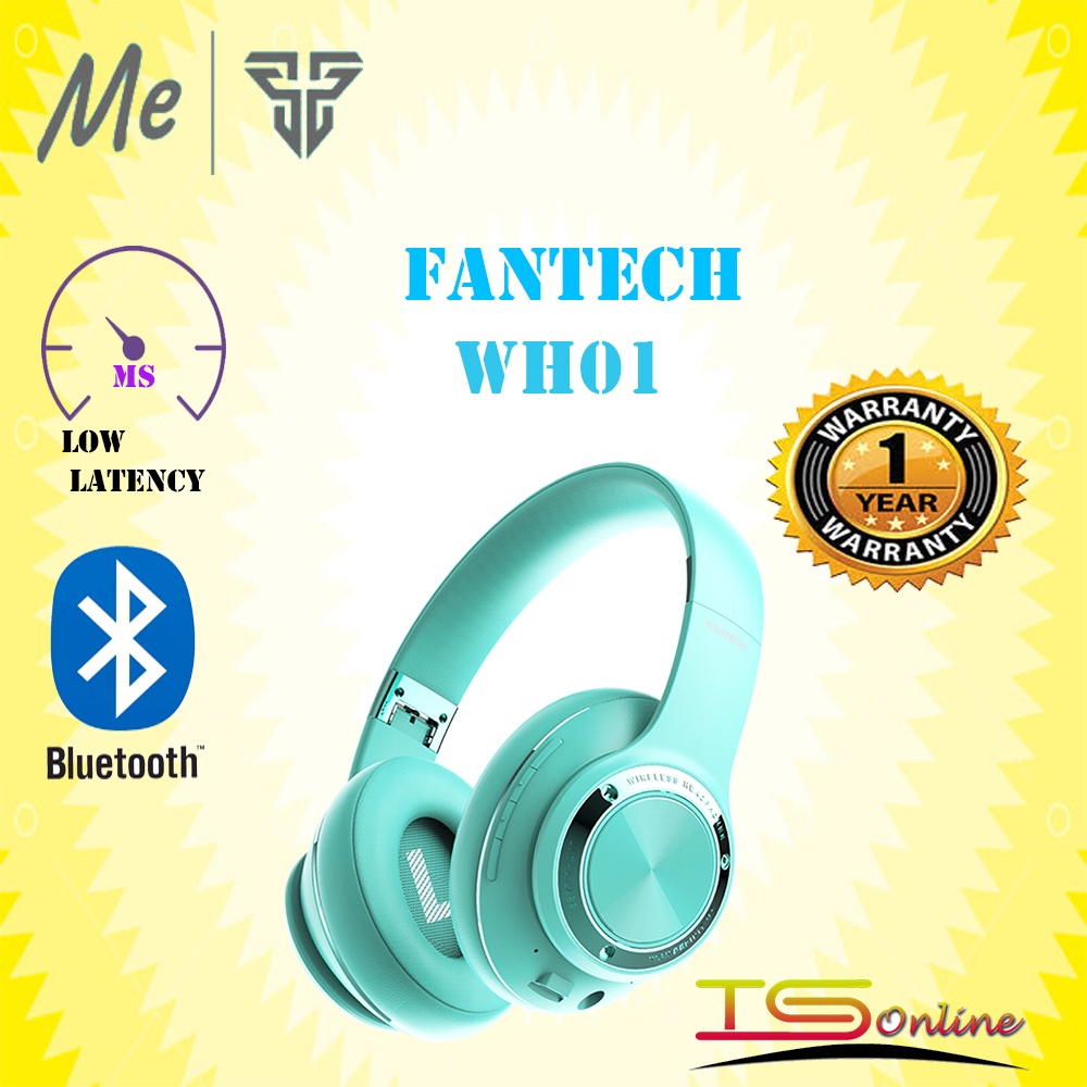Fantech WH01 True Wireless Gaming Headset Mint Edition (ME Series ...