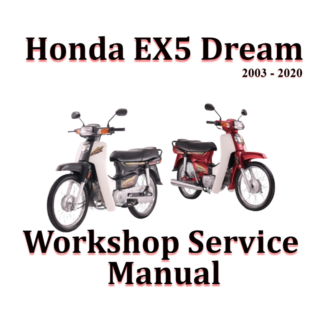 Honda EX5 Dream 2003 - 2020 Service Manual (Vietnam Language) | Shopee Malaysia