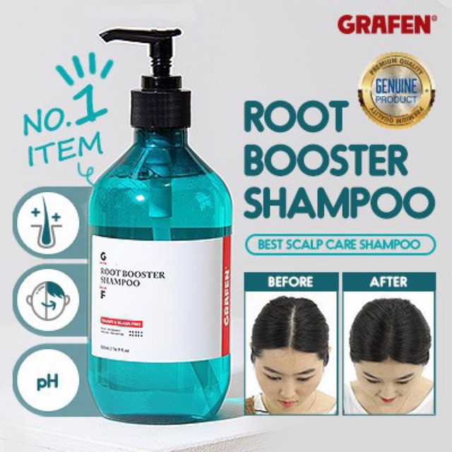 GRAFEN KOREA Hair Fall Loss Care Root Booster Shampoo 500ml | Shopee ...