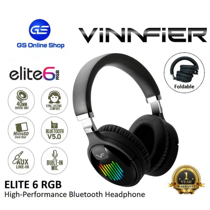 VINNFIER ELITE 6 RGB HIGH PERFORMANCE WIRELESS | ORIGINAL - 1 YEAR ...