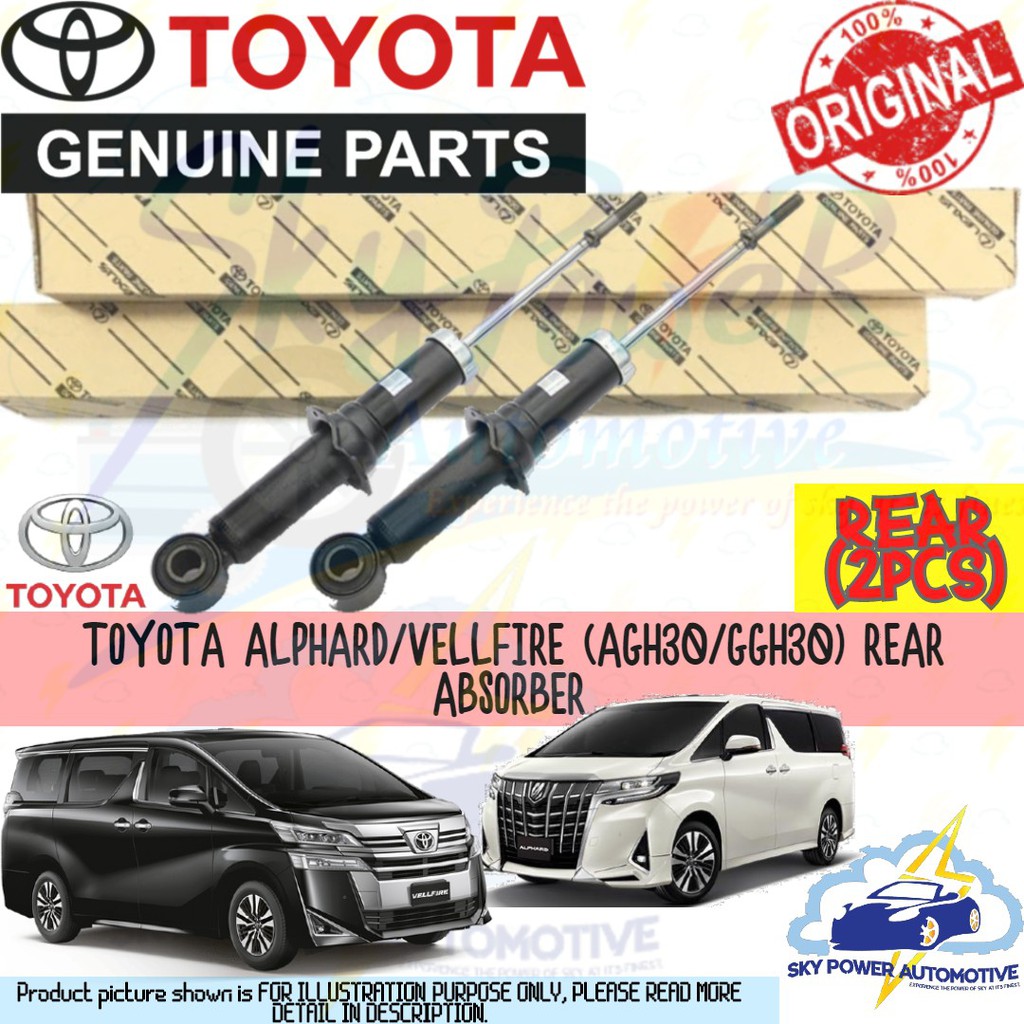 TOYOTA ALPHARD VELLFIRE AGH30 GGH30 100% ORIGINAL (GENUINE) SHOCK ...