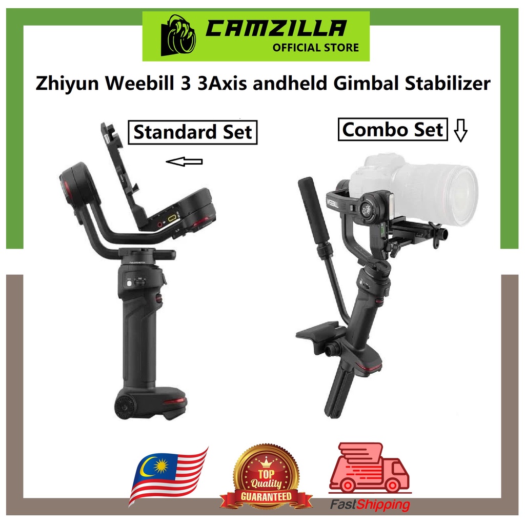 Zhiyun Weebill 3 3Axis andheld Gimbal Stabilizer ( Combo Set & Standard ...