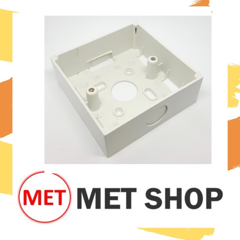 DIY 3x3 PVC BOX / PVC BASE / SWITCH WHITE BOX / JUNCTION BOX SINGLE ...