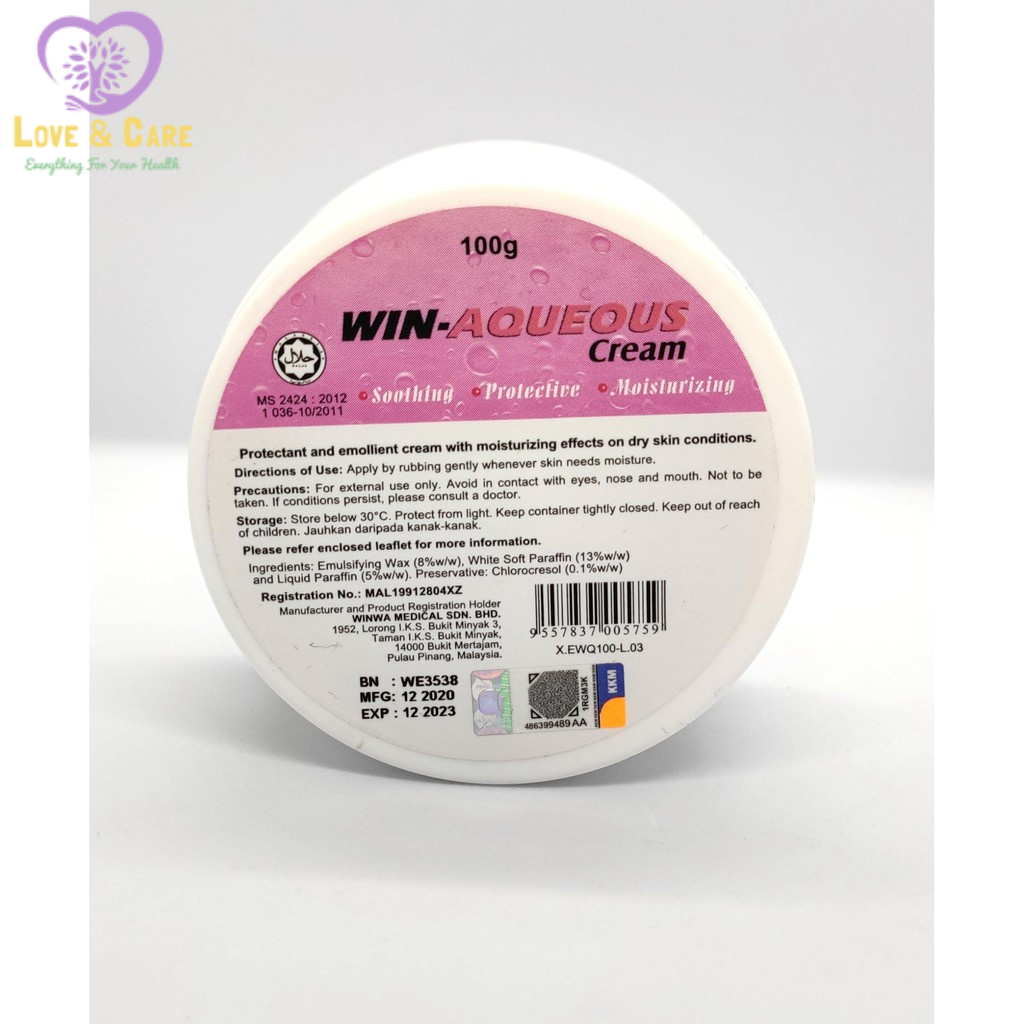 Win-Aqueous Cream 100g / 500g | Shopee Malaysia