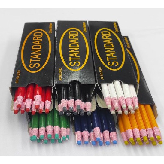 Pensil Kapur Jahit / Tailor Marker Peel-Off / Chalk Crayon / Tailoring ...