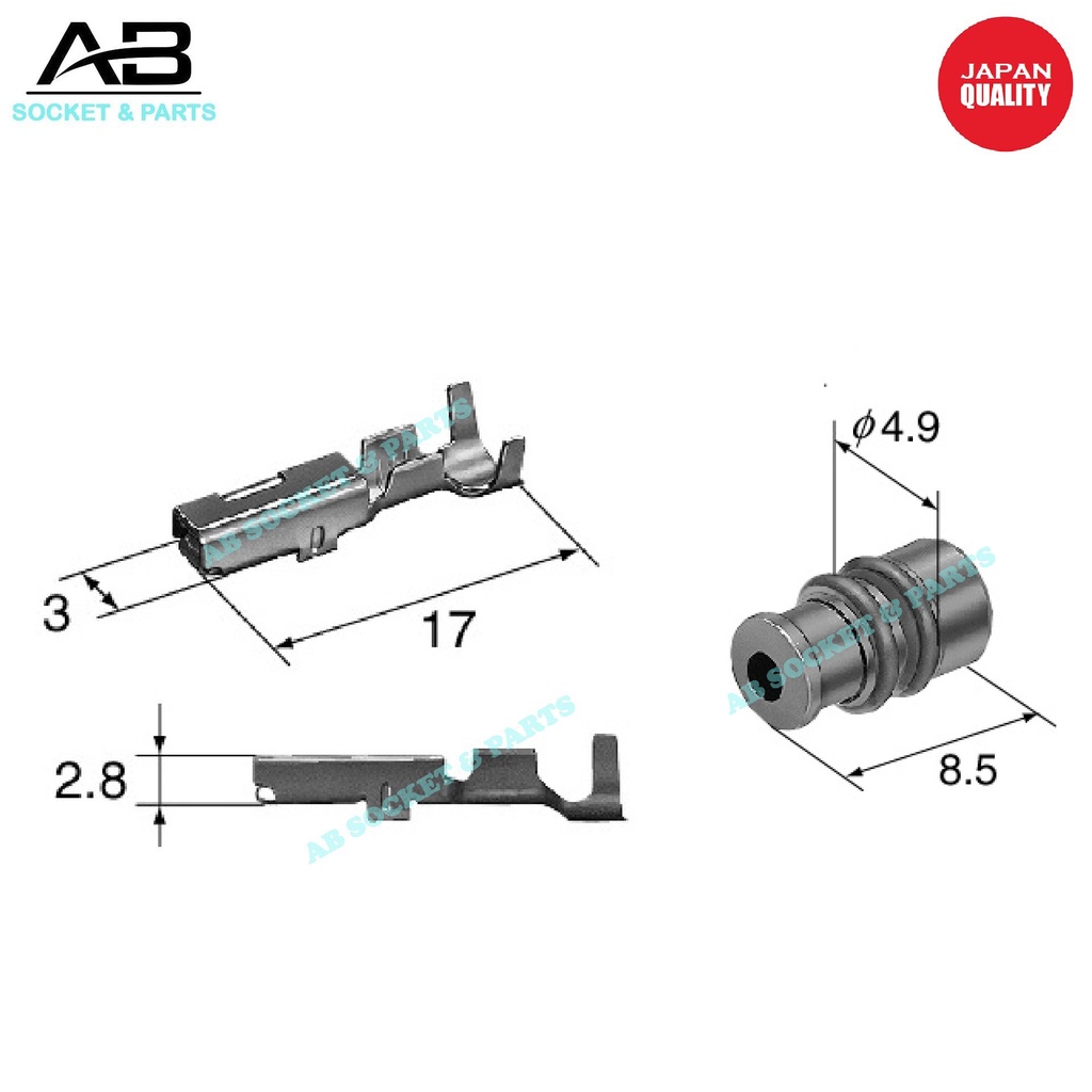 2 Pin Toyota Corolla AE101 SEG 4AFE 4AGE 3S Beam 1UZ Fuel Injector ...