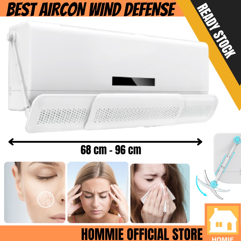 Adjustable Air Conditioner Windshield Prevent Direct Wind Air Baffle ...