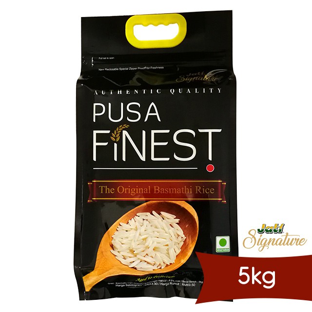 PUSA FINEST – Original Basmathi Rice 5kg | Shopee Malaysia